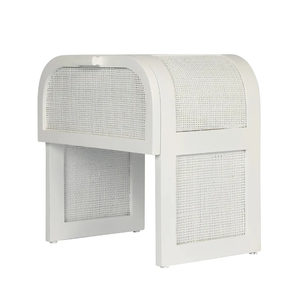 Grace Bedside Table Chalk – House 2 Home Collection