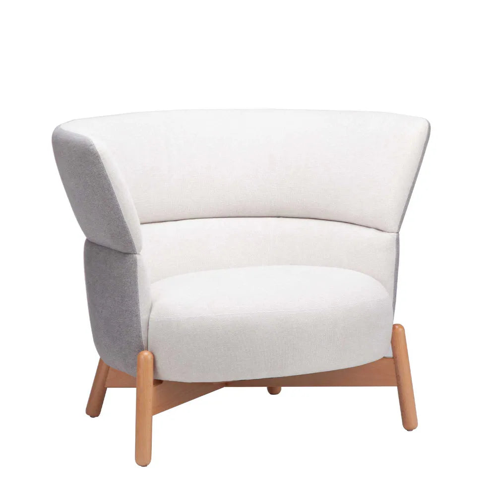 Wally High Wall Upholstered Occasional Chair Grey – House 2 Home Collection
