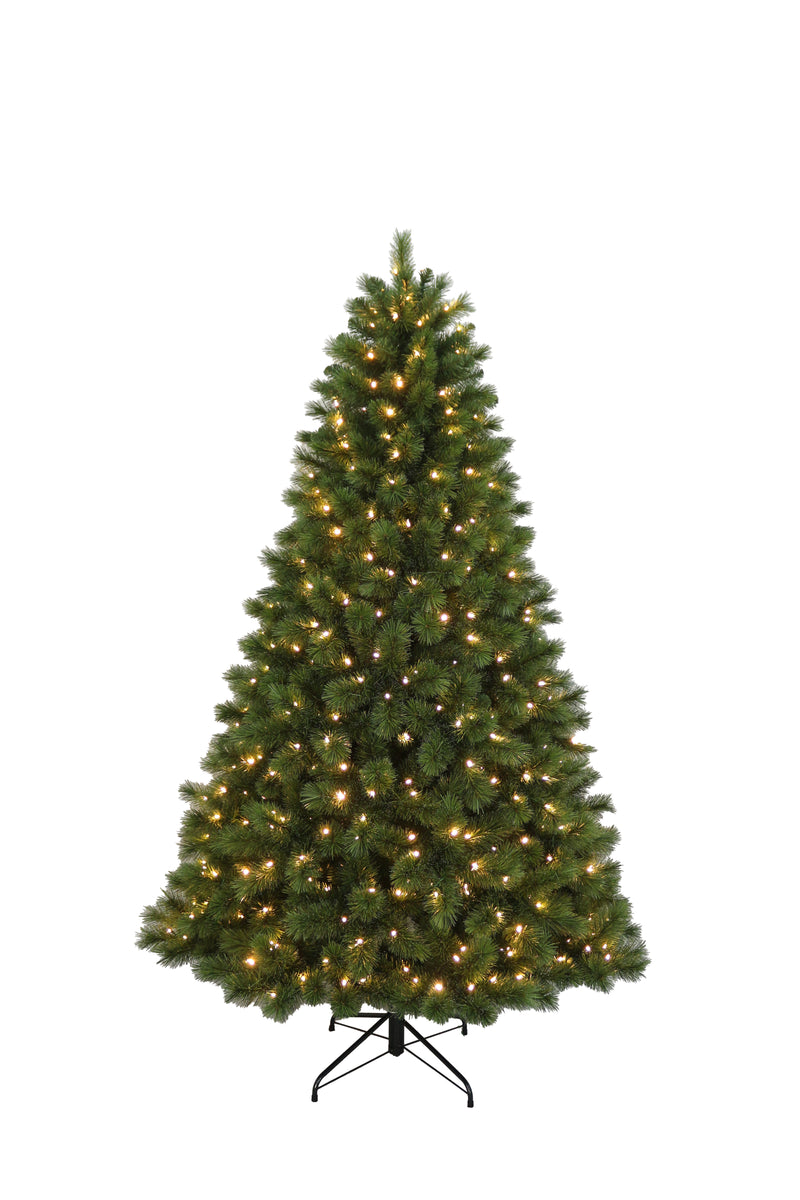 Prelit Cashmere Tree with White Tip Ends 210cm – House 2 Home Collection