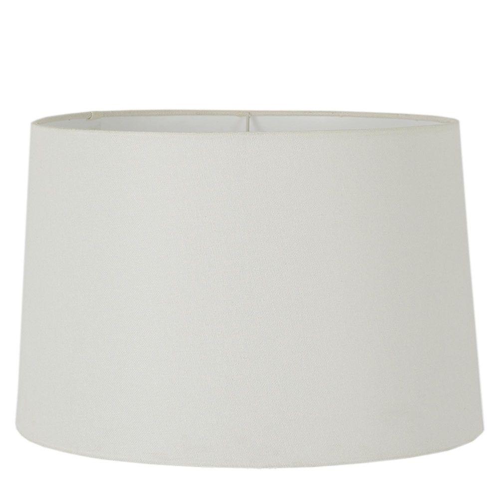 XXL Drum Lamp Shade - Textured Ivory Linen – House 2 Home Collection